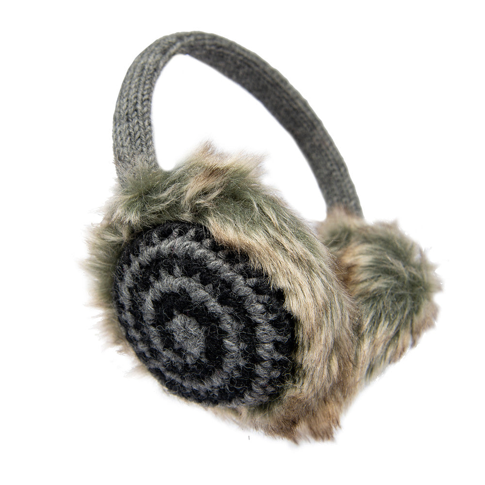 Spiral Earmuffs - 100% Wool Earmuffs – nirvannadesigns